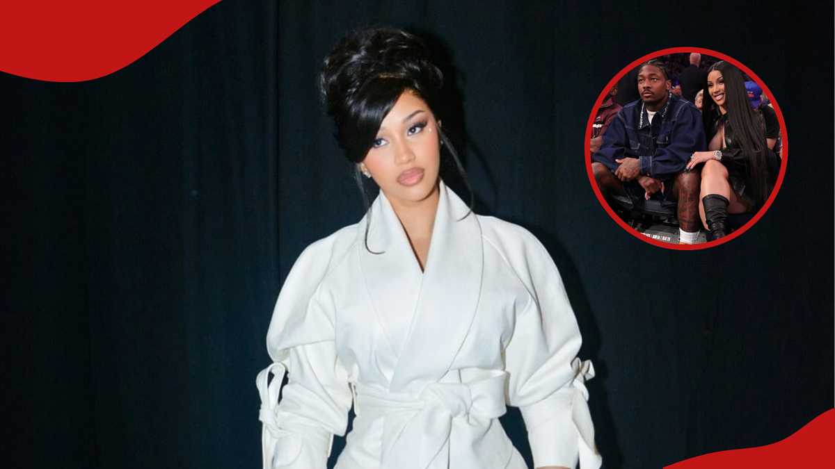 Cardi B's boyfriend Stefon Diggs steers clear of pregnancy question ...