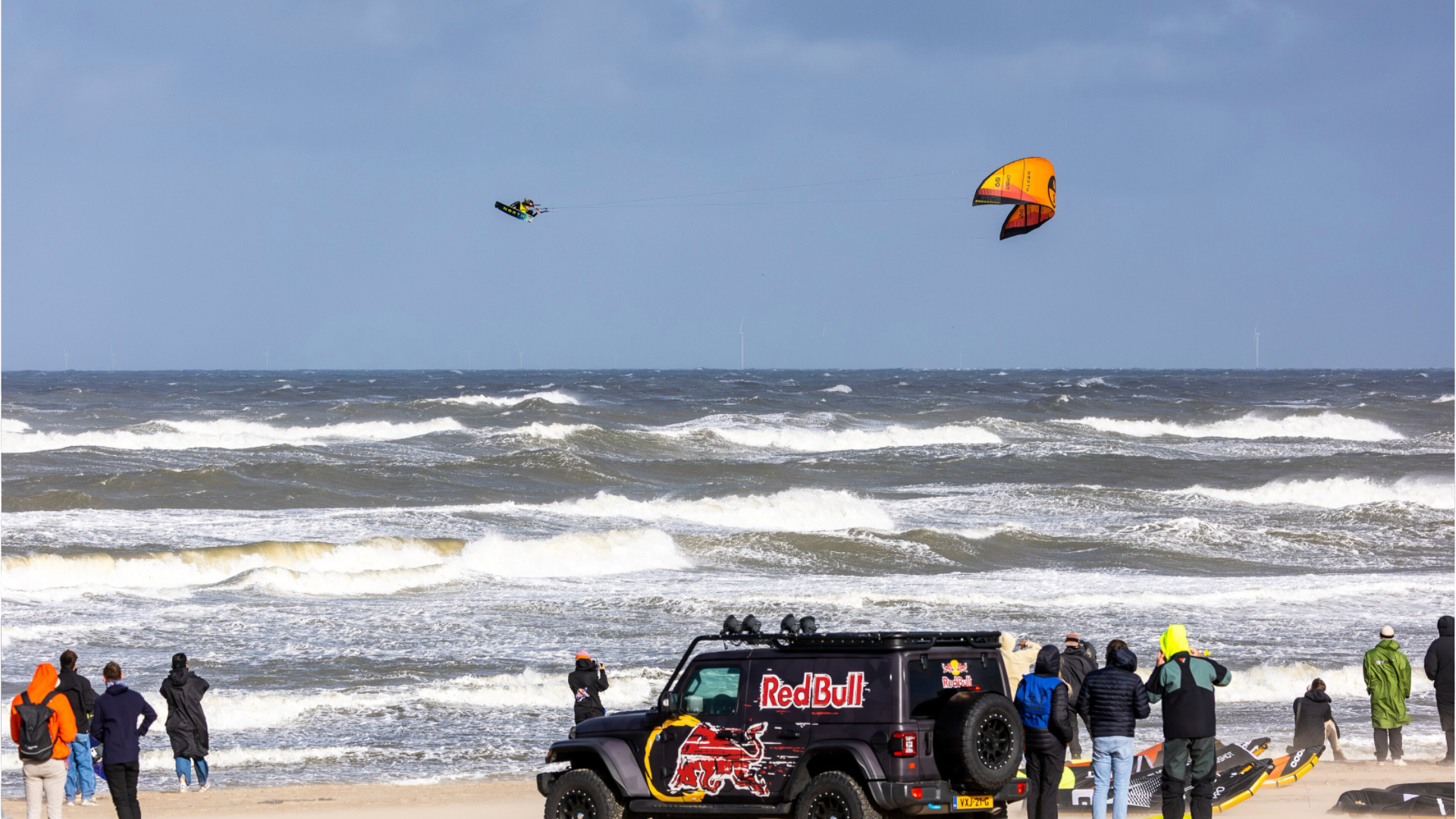 Kitesurfers Tackle Storm Amy's Immense North Sea Winds At Red Bull ...
