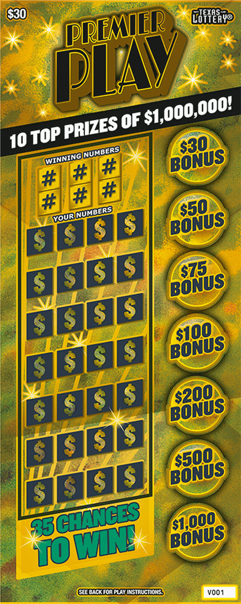 Anonymous Texan scores $1 million lottery scratch-off win