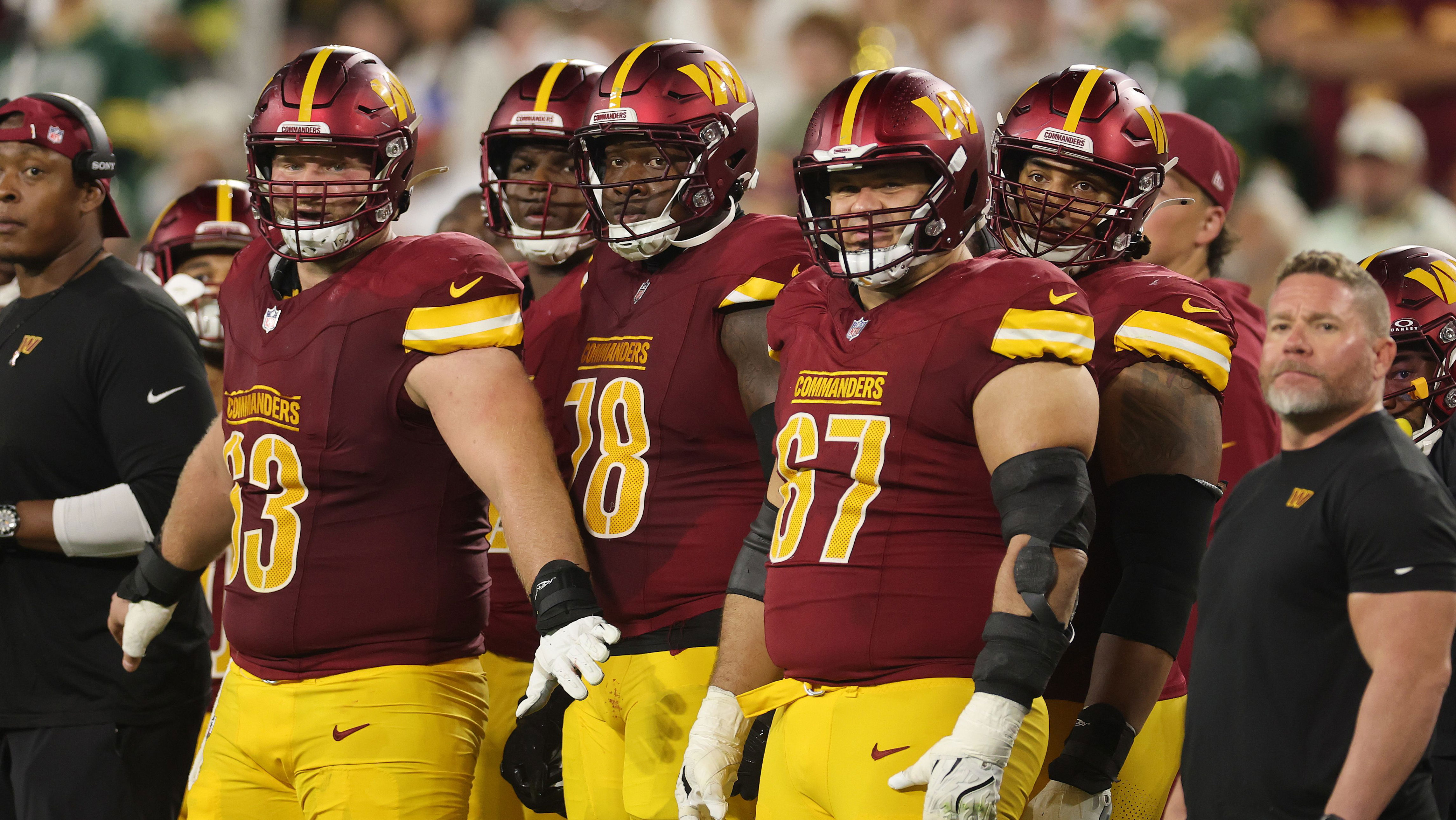 Commanders Offensive Line Ranking Revealed by PFF