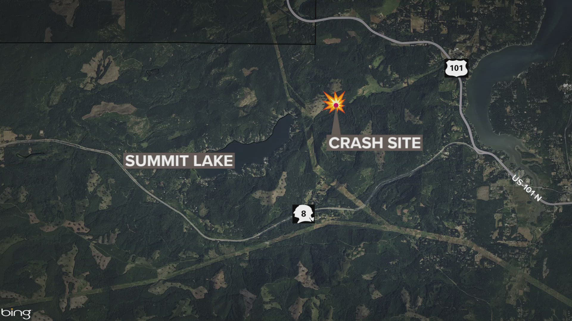 Military helicopter crashes in Thurston Co.