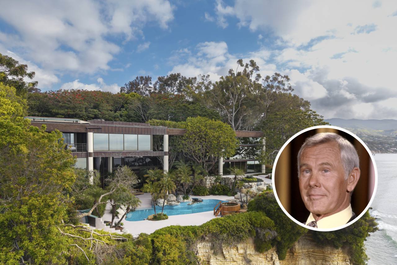 Johnny Carson’s Longtime Malibu Home Lists for $110 Million