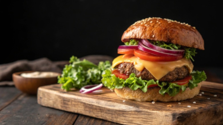 Don't Make This Unappetizing Mistake When Assembling Cheeseburgers