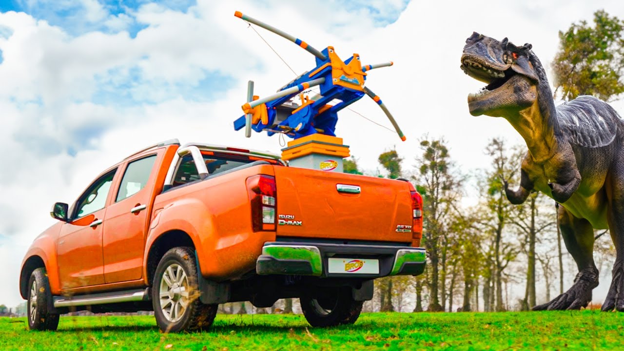 I mounted a crossbow to my truck!