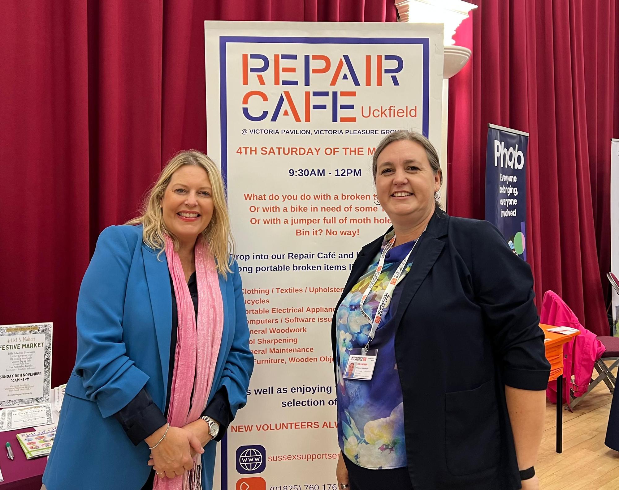 Mims Davies MP joins Uckfield's first ever Community Wellbeing Drop in ...