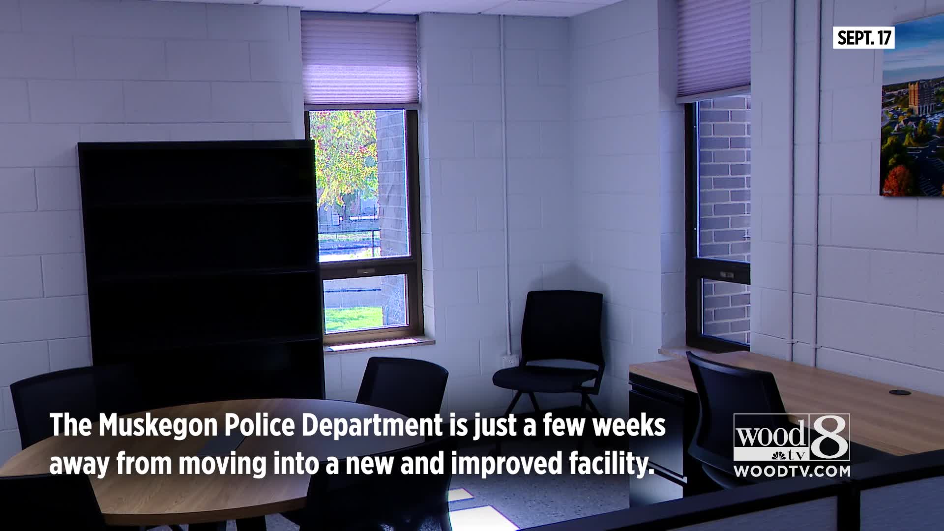 A look inside the new, much bigger Muskegon police offices