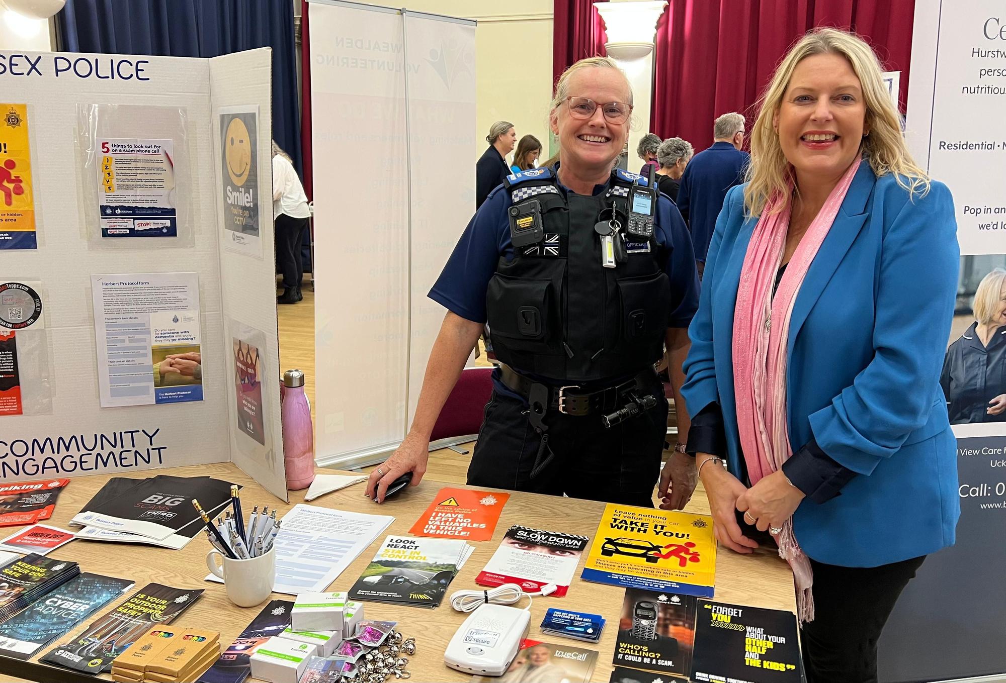 Mims Davies MP joins Uckfield's first ever Community Wellbeing Drop in ...