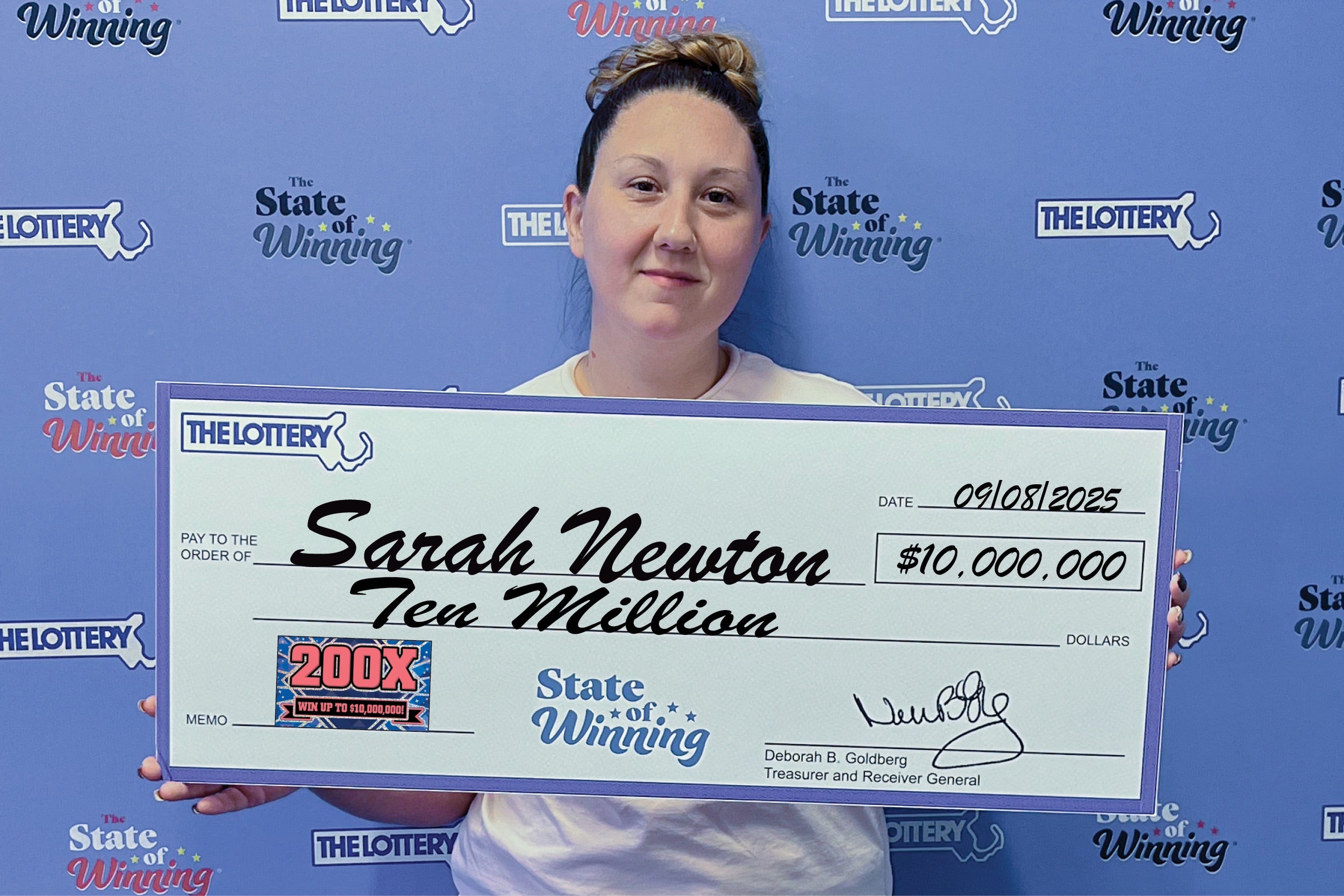 Mass. woman wins $10 million on new scratch ticket