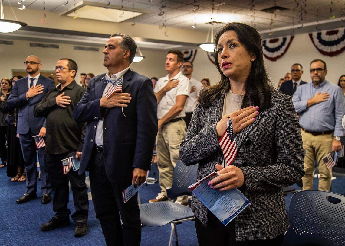 Legal immigrants face a new hurdle: The U.S. citizenship test just got ...