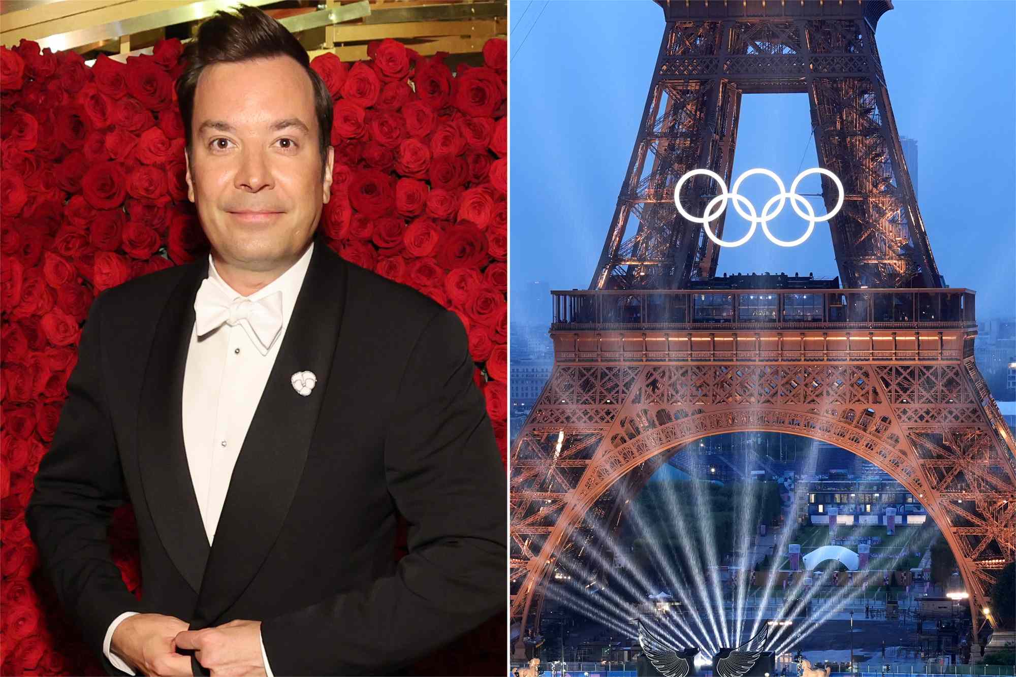 Jimmy Fallon says Mike Tirico told him to 'stop talking' during 2024 ...