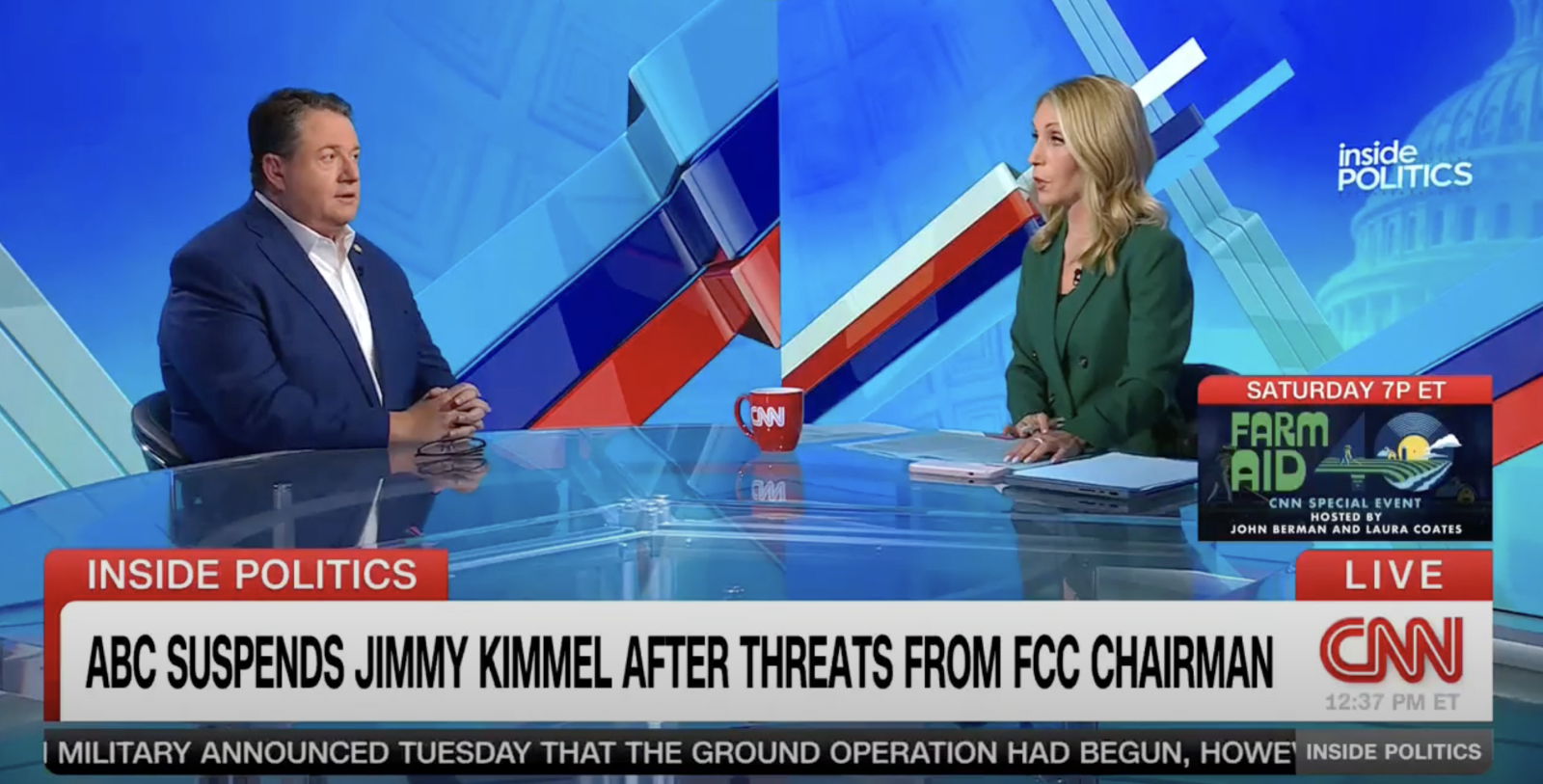 'Here's the speech I'm worried about': GOP lawmaker dodges CNN question about Jimmy Kimmel