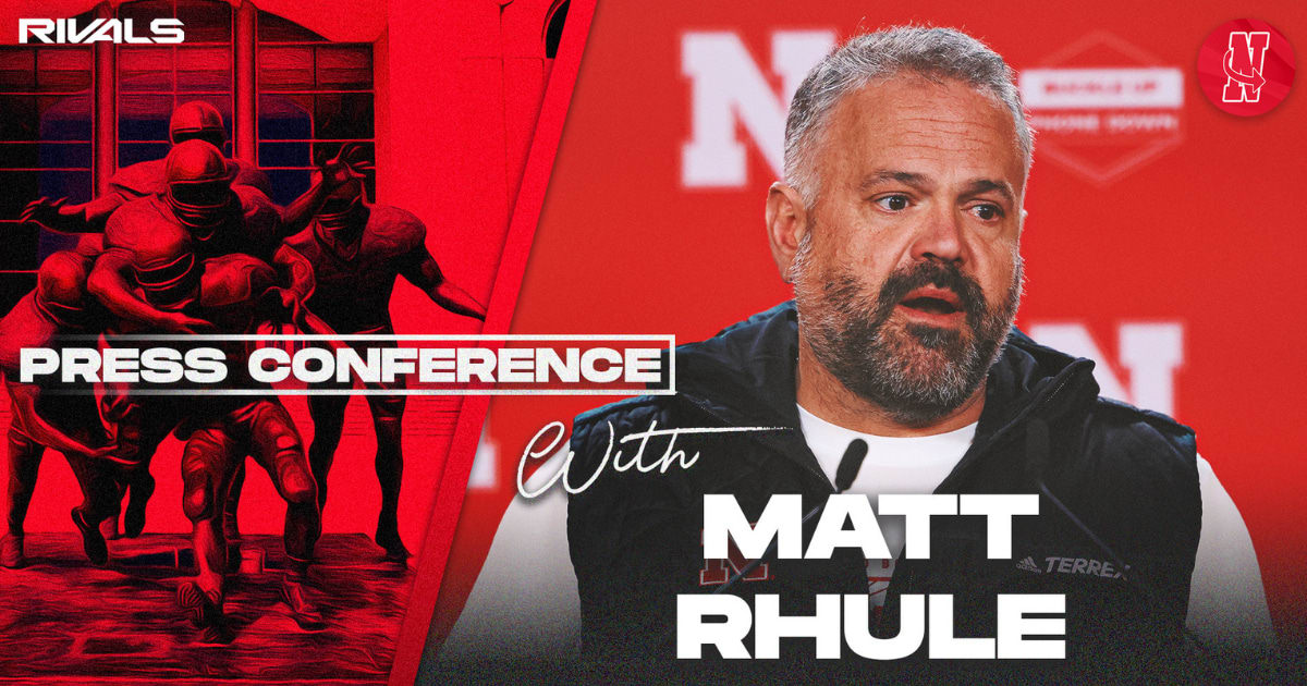 WATCH: Matt Rhule’s last updates before Nebraska vs. Michigan