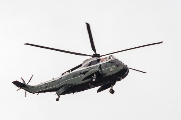 Donald Trump's helicopter forced to make emergency landing in UK