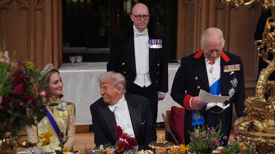 Donald Trump compliments Princess Kate during state banquet at Windsor ...