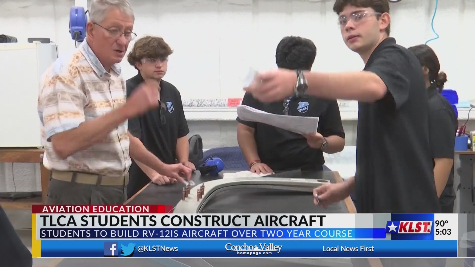 TLCA students take to the sky with Tango Flight course