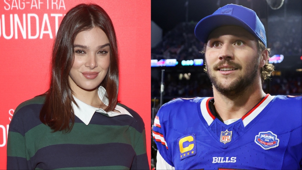Josh Allen, Wife Hailee Steinfeld Join NFL Hall of Famer at Bills Facility