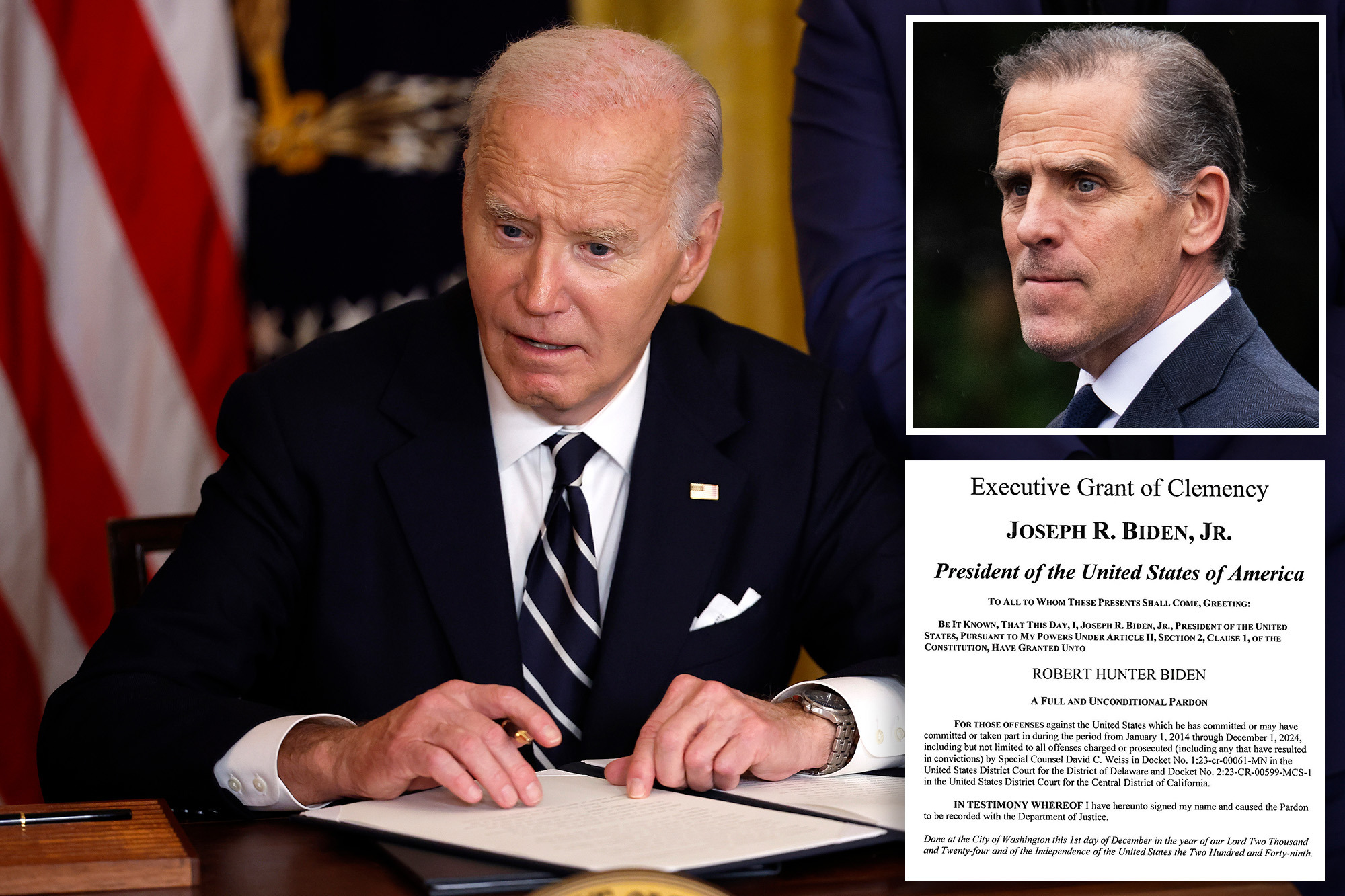 Hunter Biden weighed in on pardons dad Joe signed, ex-WH chief of staff ...