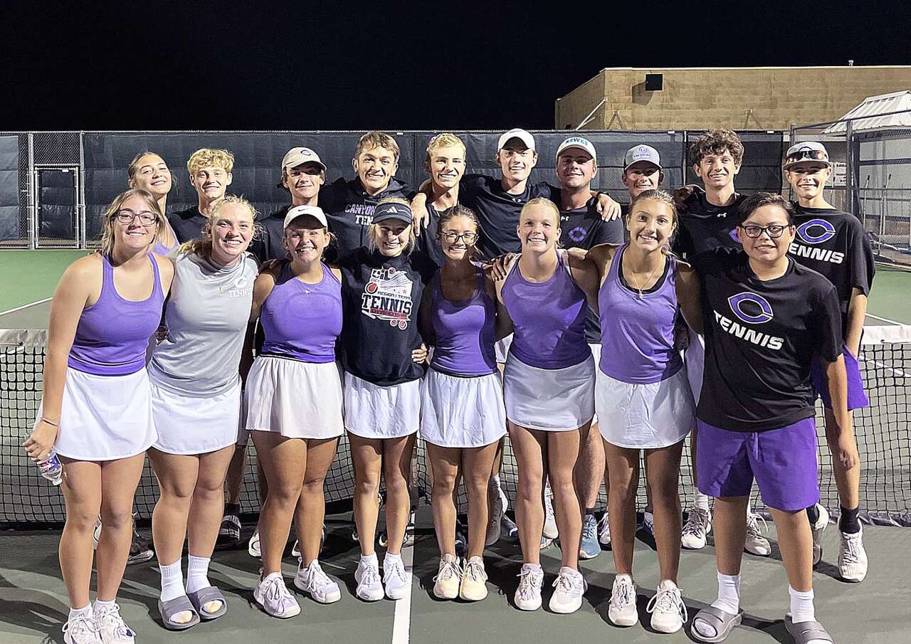 Canyon completes sweep over Randall in District 4-4A Team Tennis thriller