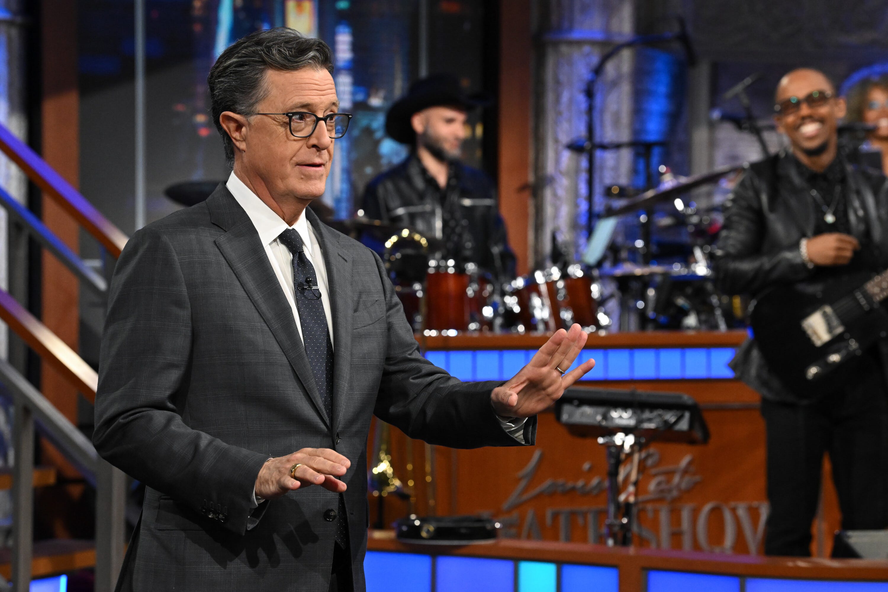 Stephen Colbert defends Jimmy Kimmel, calls suspension 'blatant censorship'