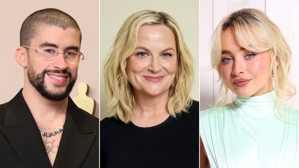 Bad Bunny, Amy Poehler and Sabrina Carpenter are the first three hosts ...
