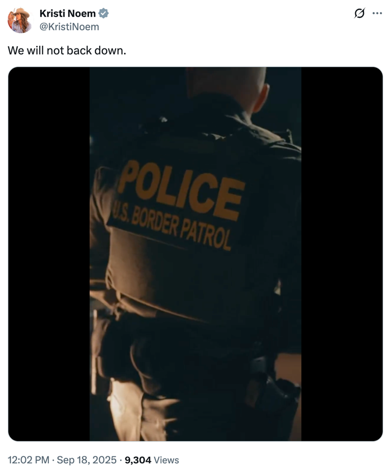 Noem releases highlight reel of raid that arrested American citizens ...