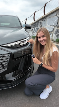 Audi SQ6 e-tron Rear Light Signature Design