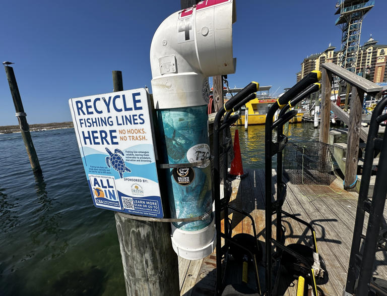 Destin monofilament recycling program has grown to 6 sites, helping to ...