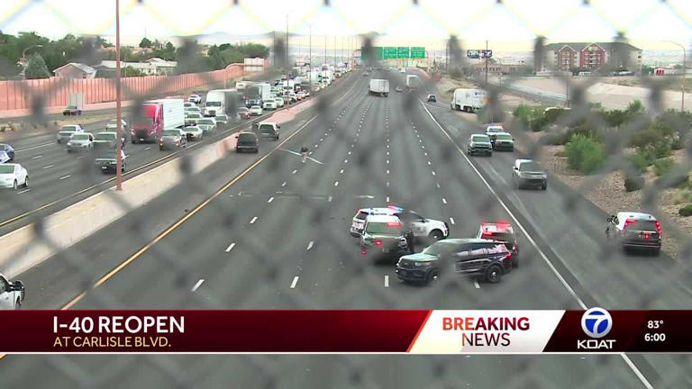 Man hit by car on Interstate 40 while running from state police