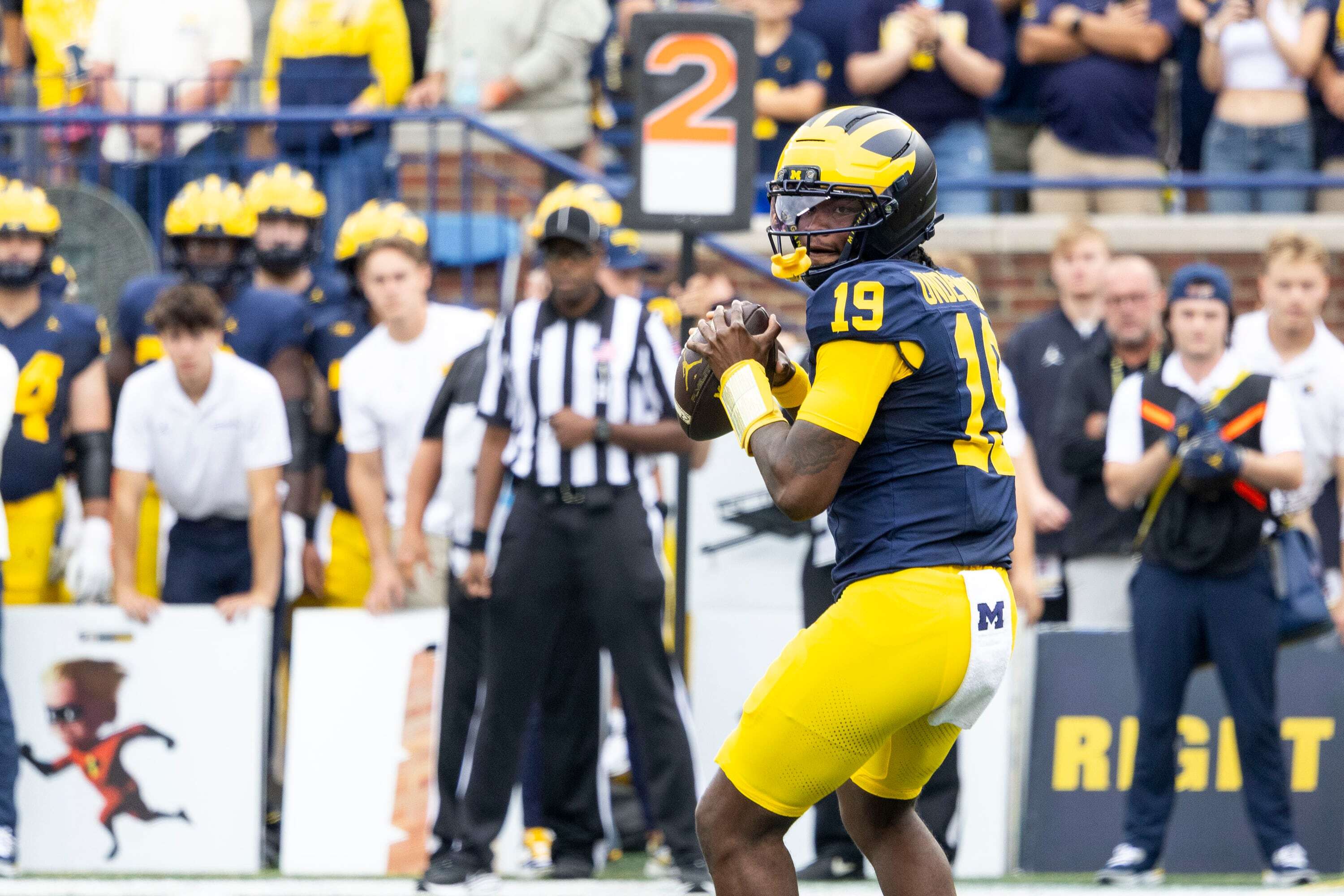 Michigan’s Bryce Underwood on being called Batman and the no-backflip ...