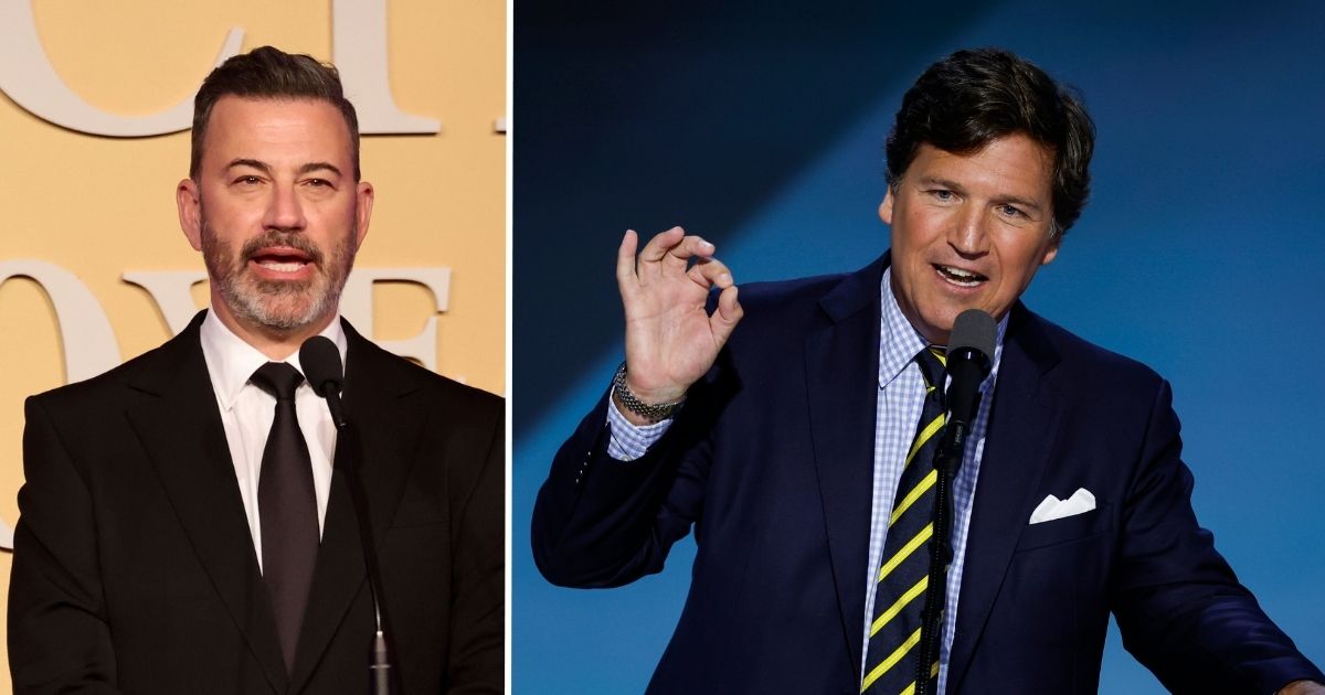 Flashback: Jimmy Kimmel Couldn't Hide His Glee When Tucker Carlson Was ...