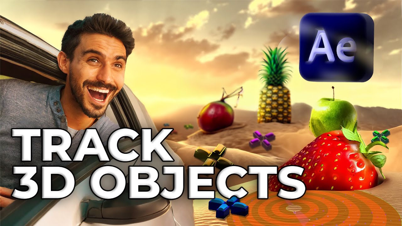After Effects Beta 3D Tutorial – Using OBJ Files & 3D Camera Tracker