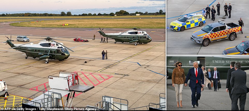 Trump's helicopter forced to make an emergency landing