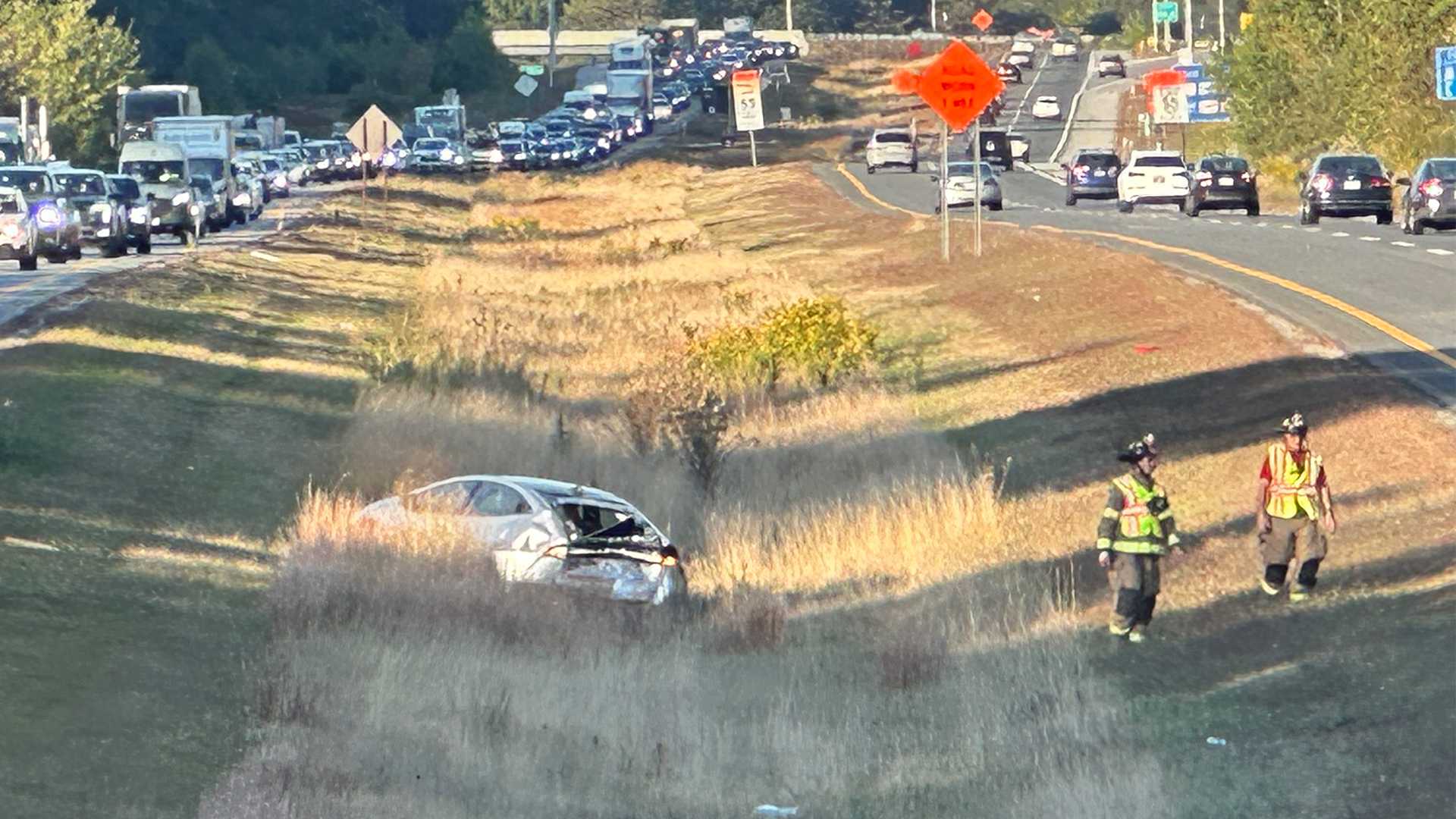 Heavy traffic on I-295 during evening commute following reports of ...