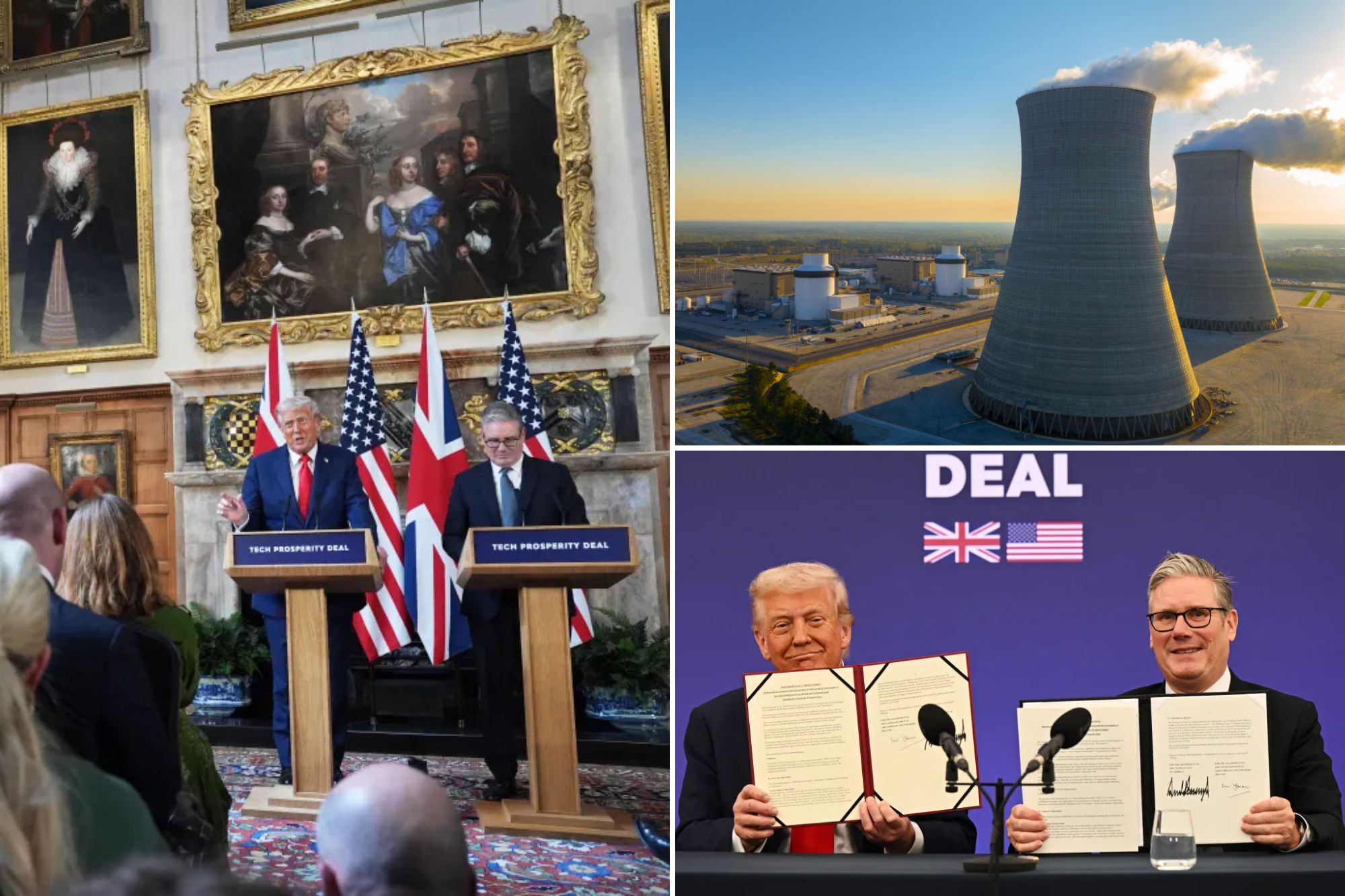 Trump, Starmer sign $350B tech deal to spur AI, nuclear energy and ...