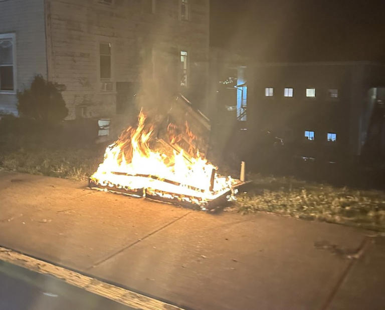 Students charged with burning furniture after WVU Backyard Brawl