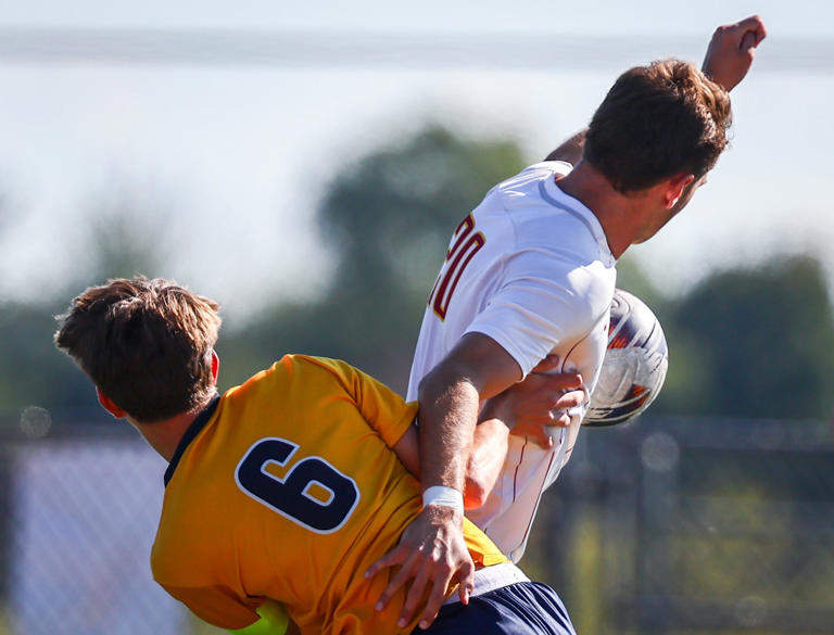 Voorhees boys soccer scores early in each half to down Del Val