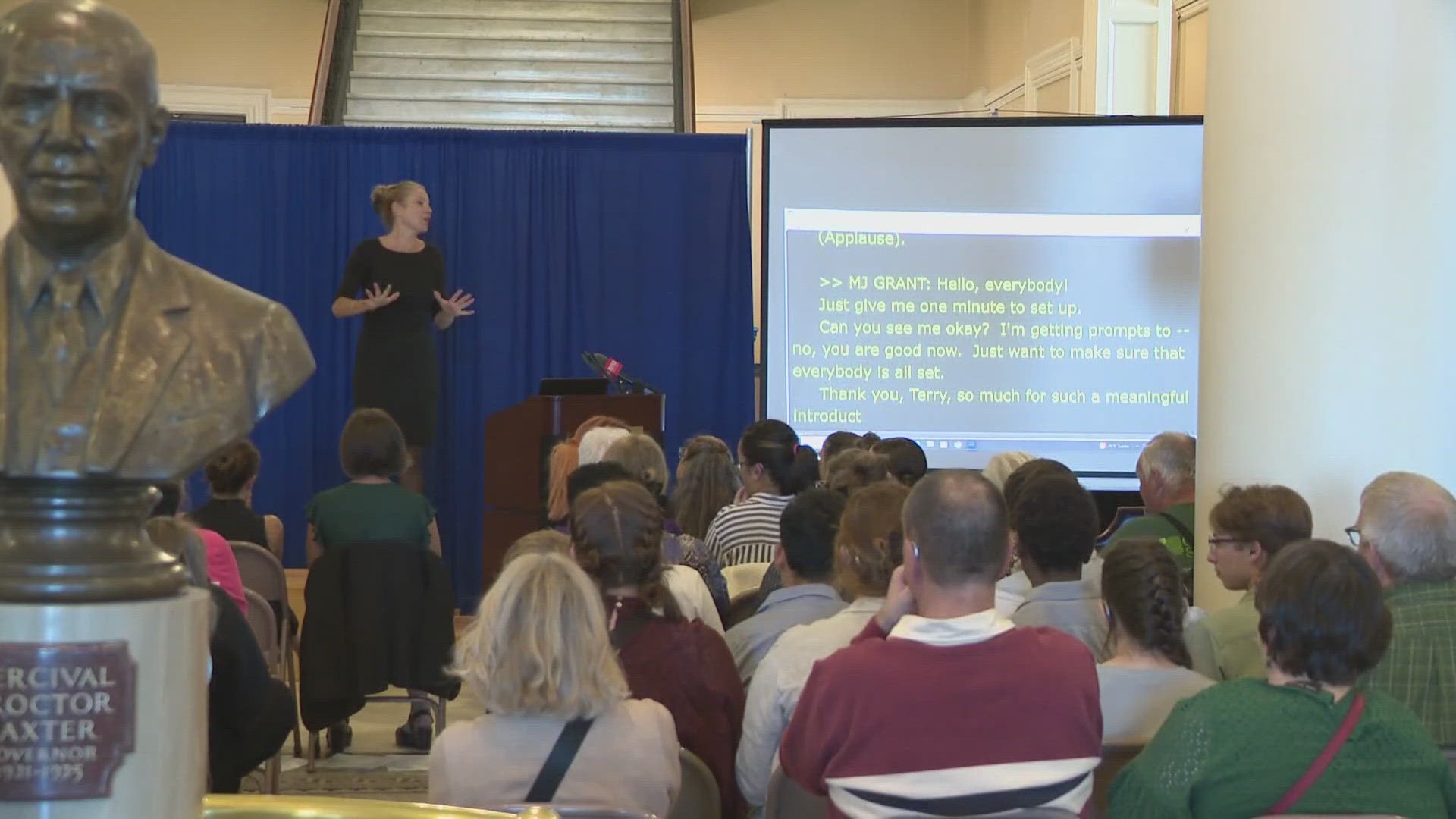 Annual tea ceremony held at State House to celebrate deaf community