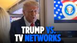 Trump On TV Network Criticism: 'Maybe Their License Should Be Taken Away'
