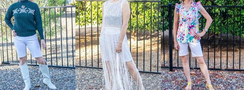 Practical White Shorts Outfits Worn All Year Long