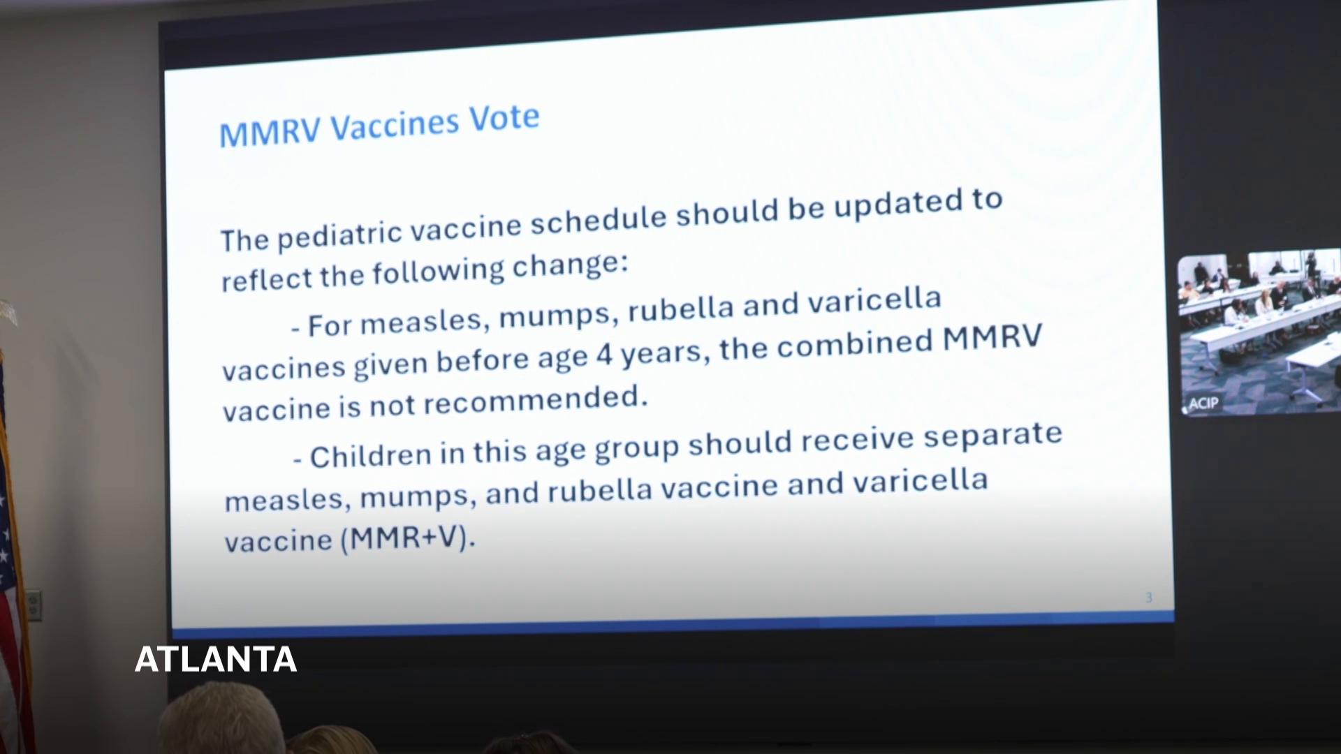 Expert reacts to ACIP recommendations on new restrictions on MMRV vaccines