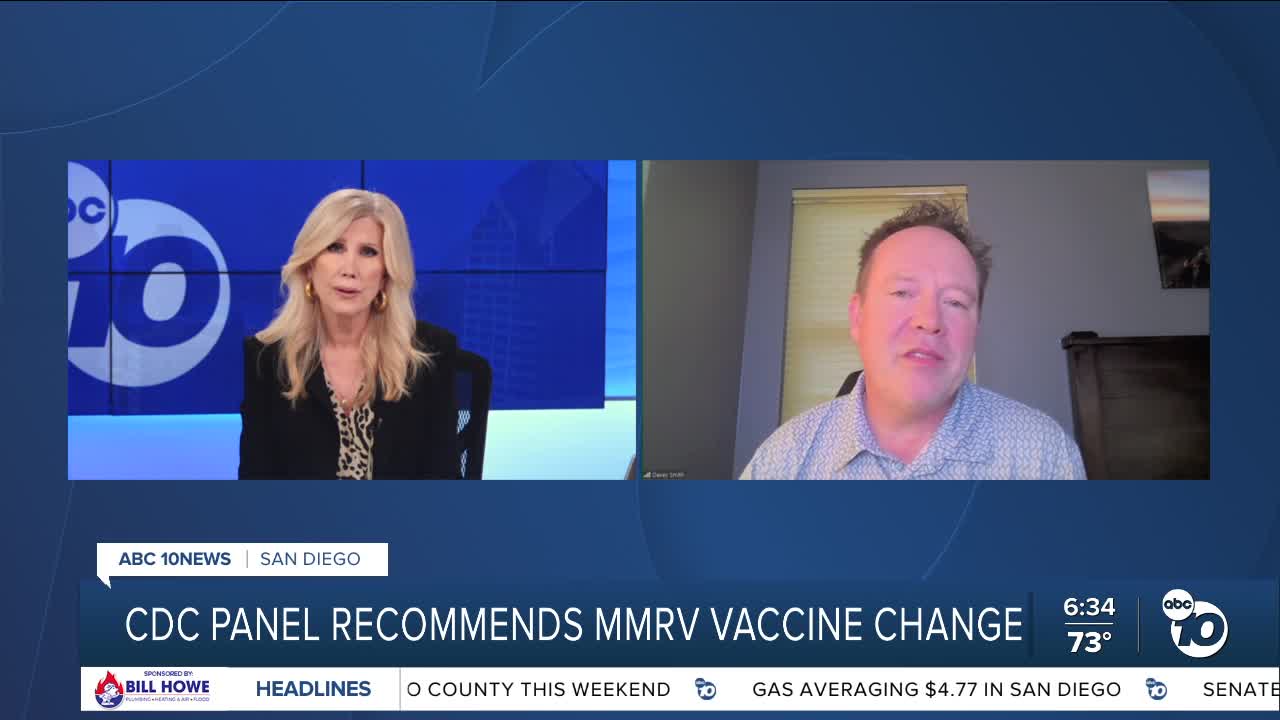 CDC panel recommends MMRV vaccine change