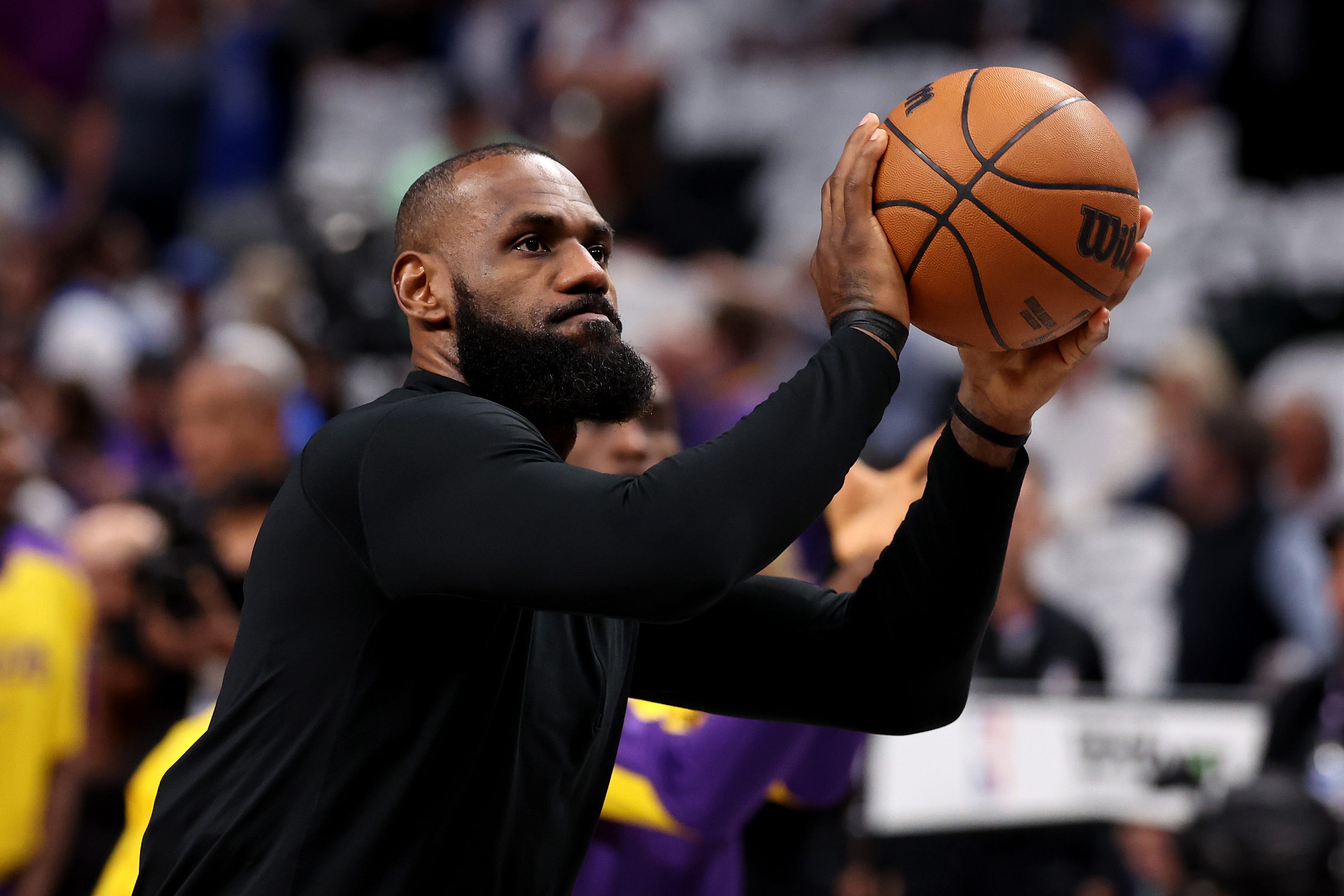 LeBron James had his first practice with G League Lakers on Wednesday