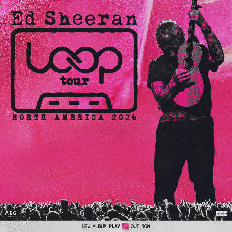 Ed Sheeran coming to Las Vegas’s Allegiant Stadium for ‘LOOP Tour’