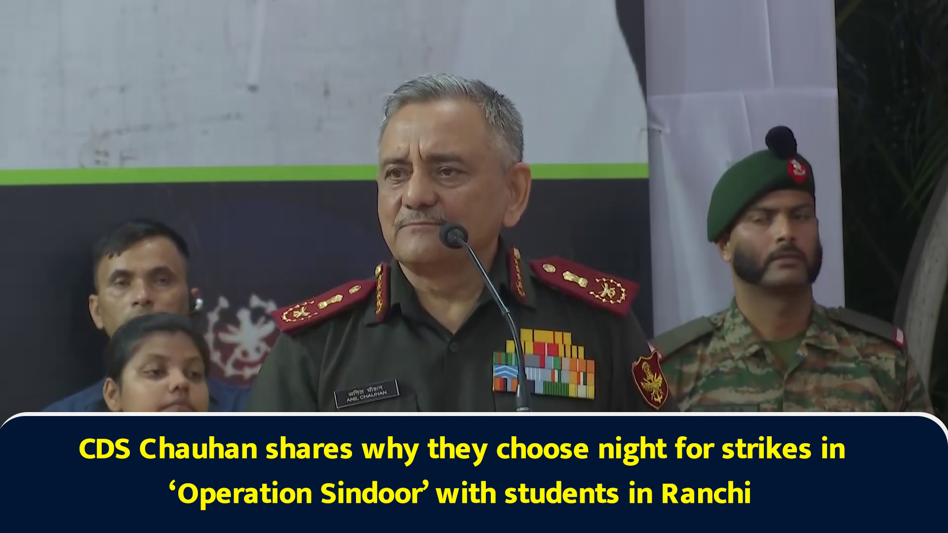 CDS Chauhan shares why they choose night for strikes in ‘Operation ...