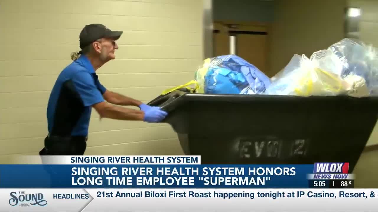 Singing River Health System honors longtime employee “Superman”