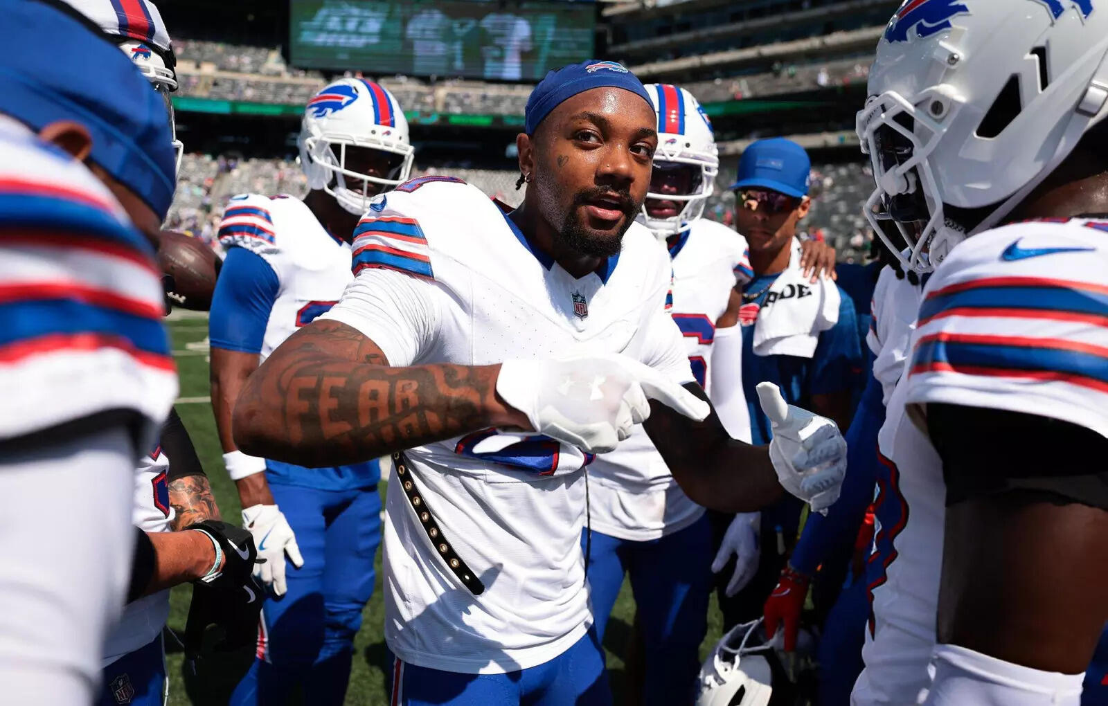 Buffalo Bills cornerback Christian Benford takes heavy hit, shakes it ...