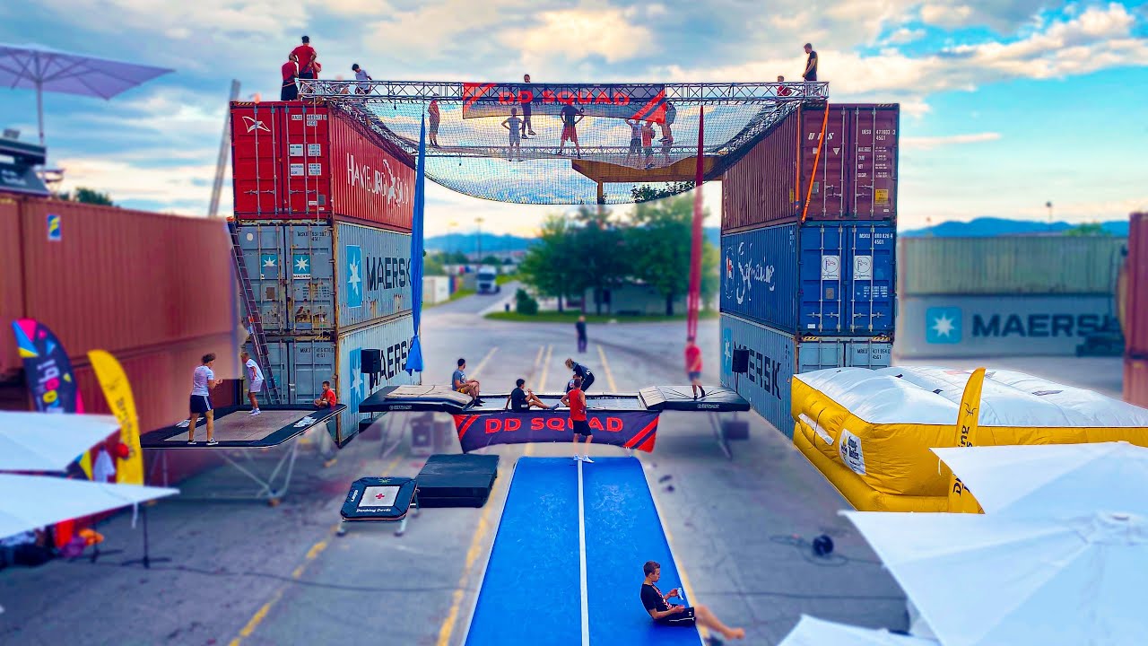 Insane Flips Off a 30+ Feet Bridge! Cops Came Again