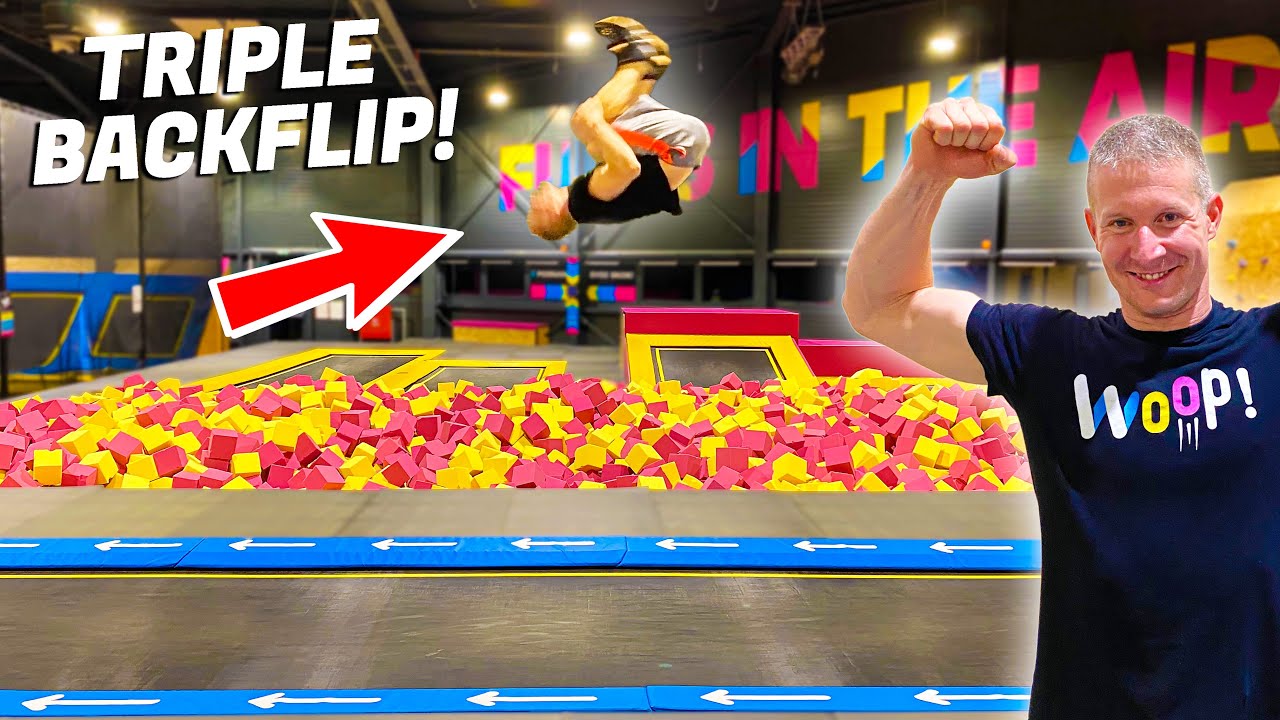 36-Year-Old Lands an Insane Triple Backflip!