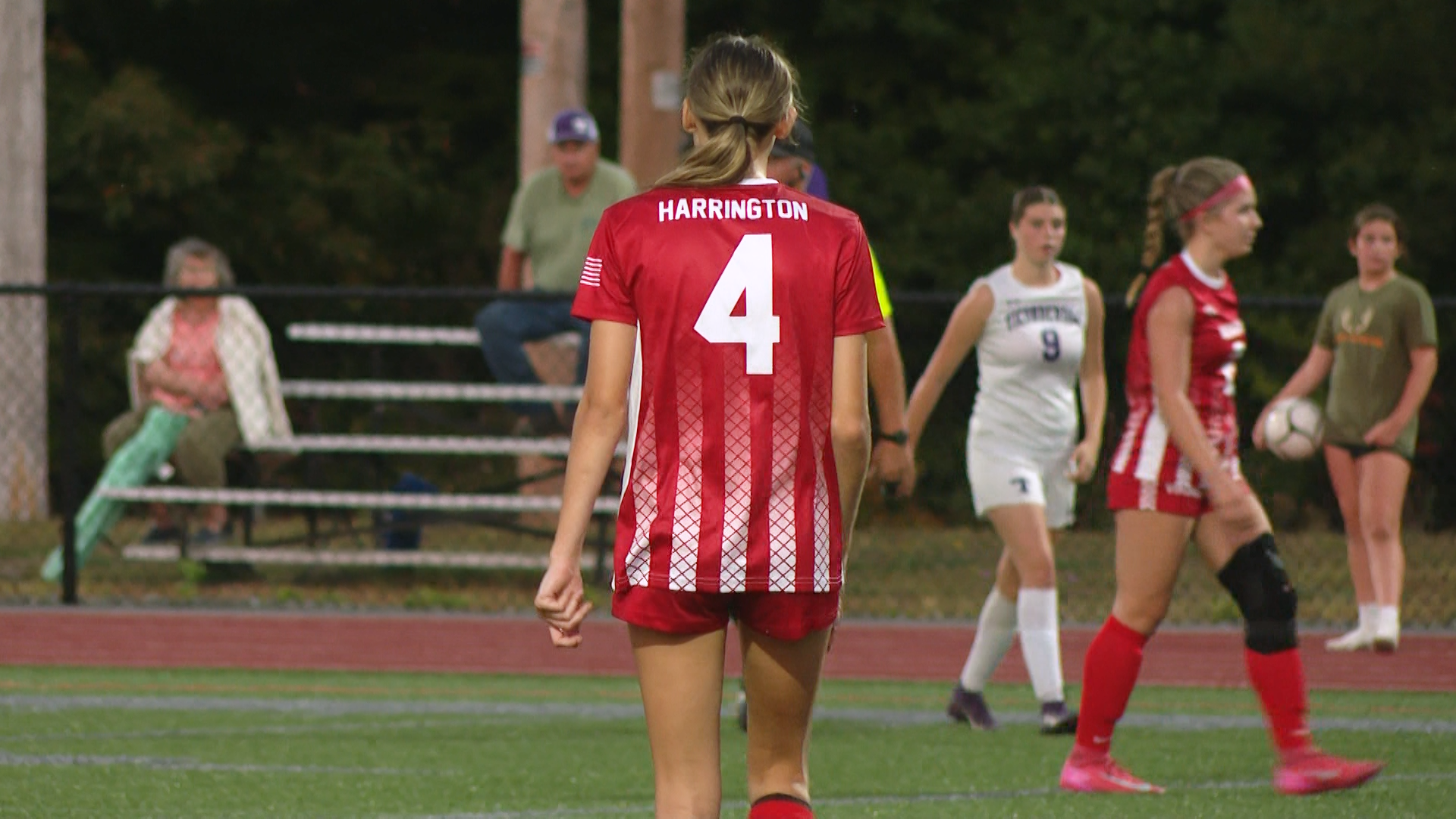 WATCH: Emma Harrington's hat trick lifts Moriah High School girls ...