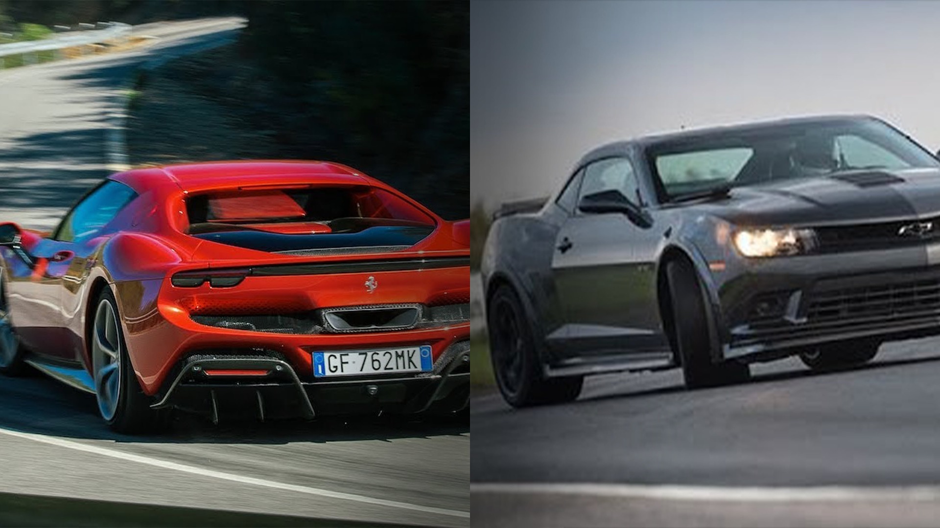 Ferrari 296 GTB vs Chevrolet Camaro Z28